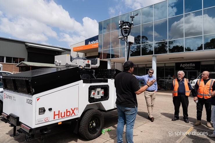 Sphere Drones delivers game-changing HubX unit to Aptella, transforming ...