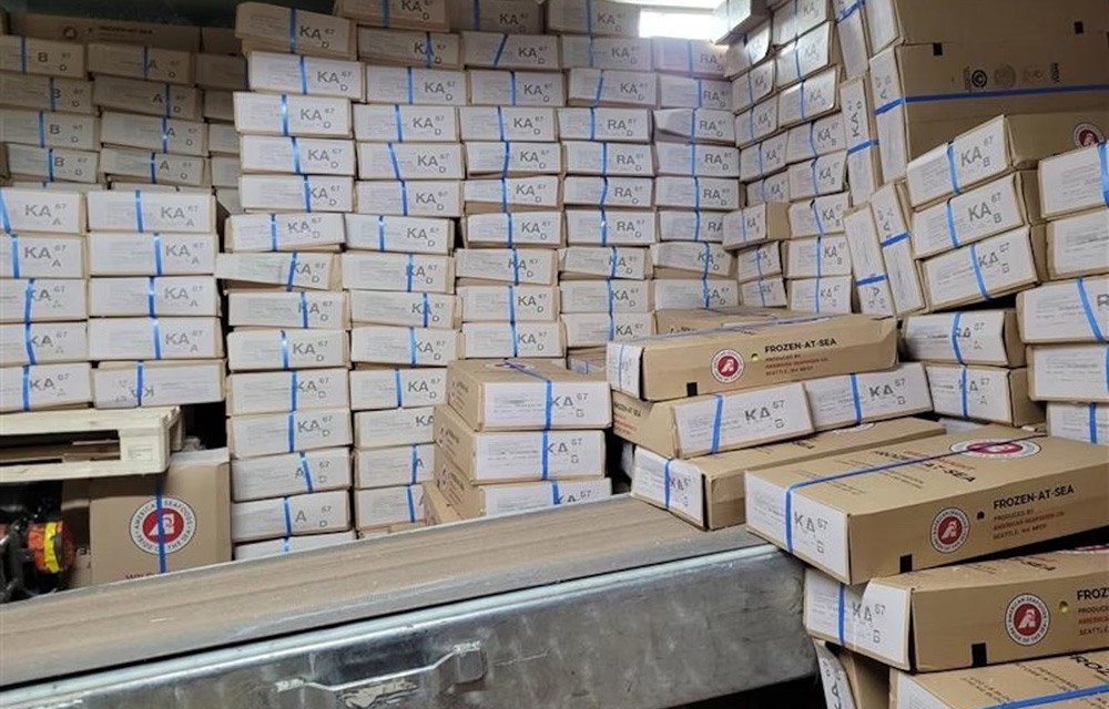 Coast Guard seizes USD 65,000 worth of unreported pollock roe in Alaska ...