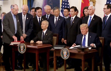 “Phase One” US-China trade deal signed at White House | SeafoodSource