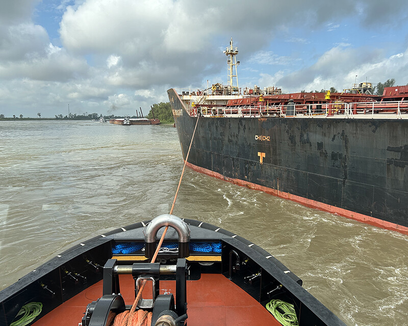 On board Bisso Towboat’s newest tractor tug Mr. Brian | WorkBoat