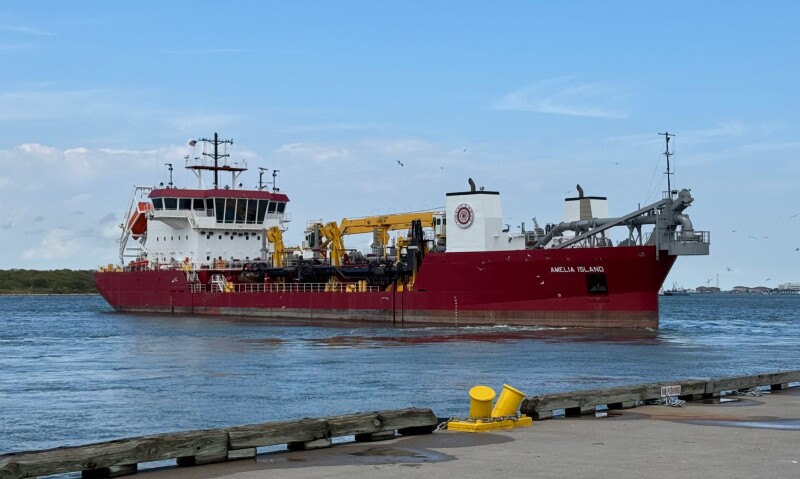 Great Lakes Dredge & Dock christens new hopper dredge | WorkBoat