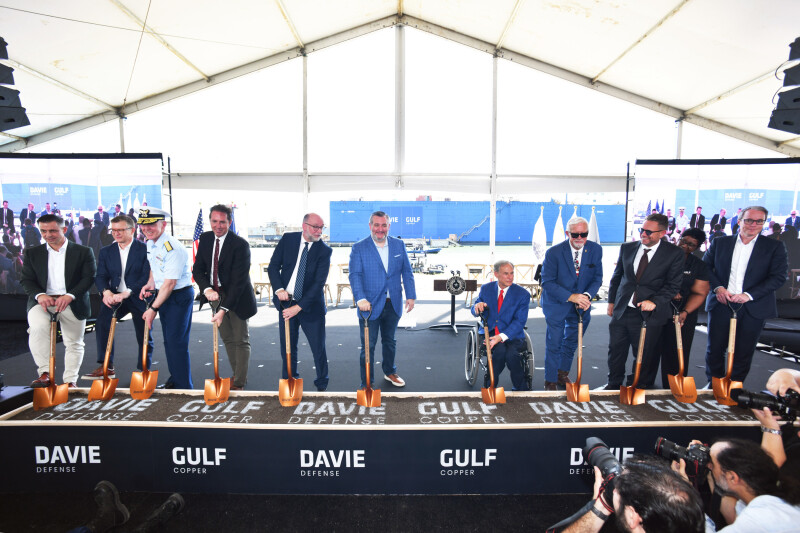 Davie breaks ground on $1 billion Gulf Copper shipyard modernization ...
