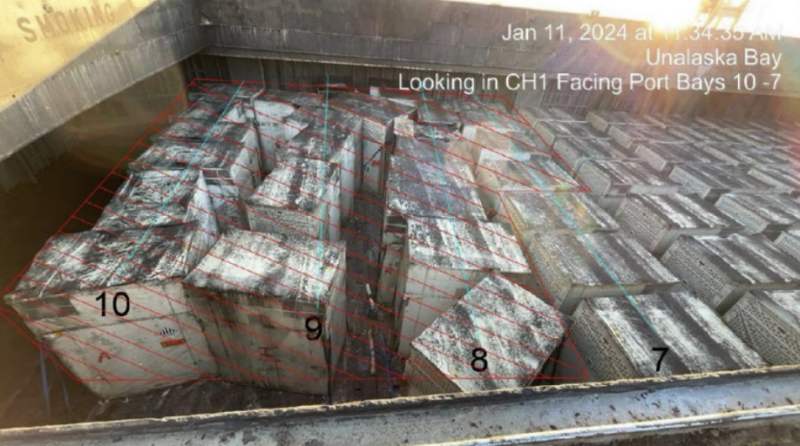 NTSB: Heavy weather, unsecure lashing caused 2023 battery fires on ...