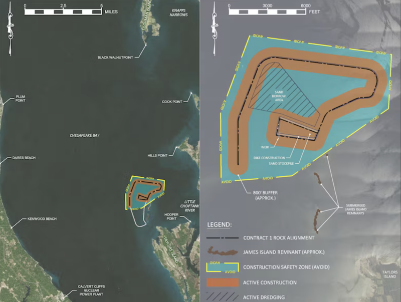Army corps awards $53 million contract for Chesapeake island project ...