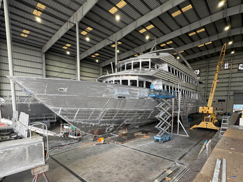 Midship Marine building 130' whale watch vessel for Newburyport | WorkBoat