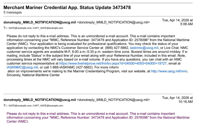 NMC, REC staff return as credential processing resumes | WorkBoat