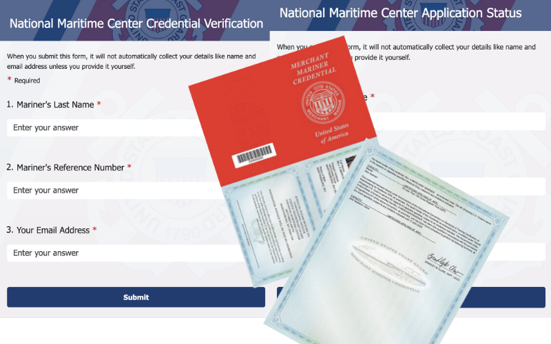 Coast Guard launches credential verification and application status ...