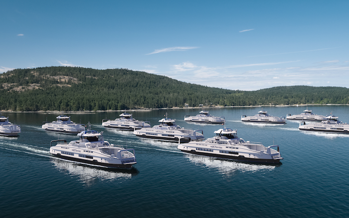 Damen Shipyards cuts steel for first two new fully electric BC Ferries ...
