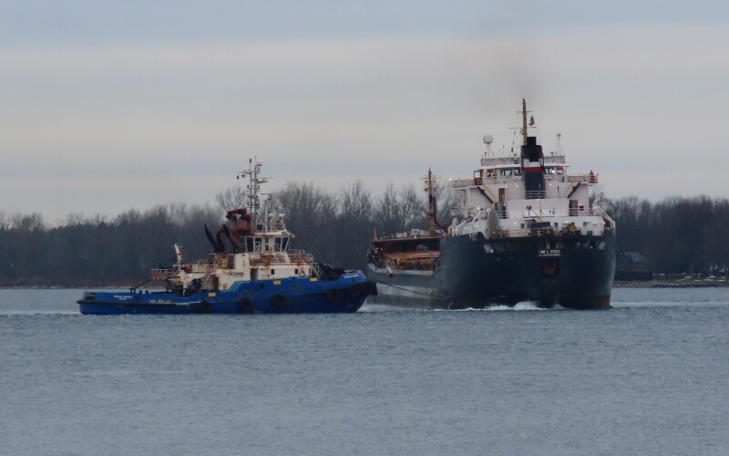Canadian laker refloated in the St. Lawrence River | WorkBoat